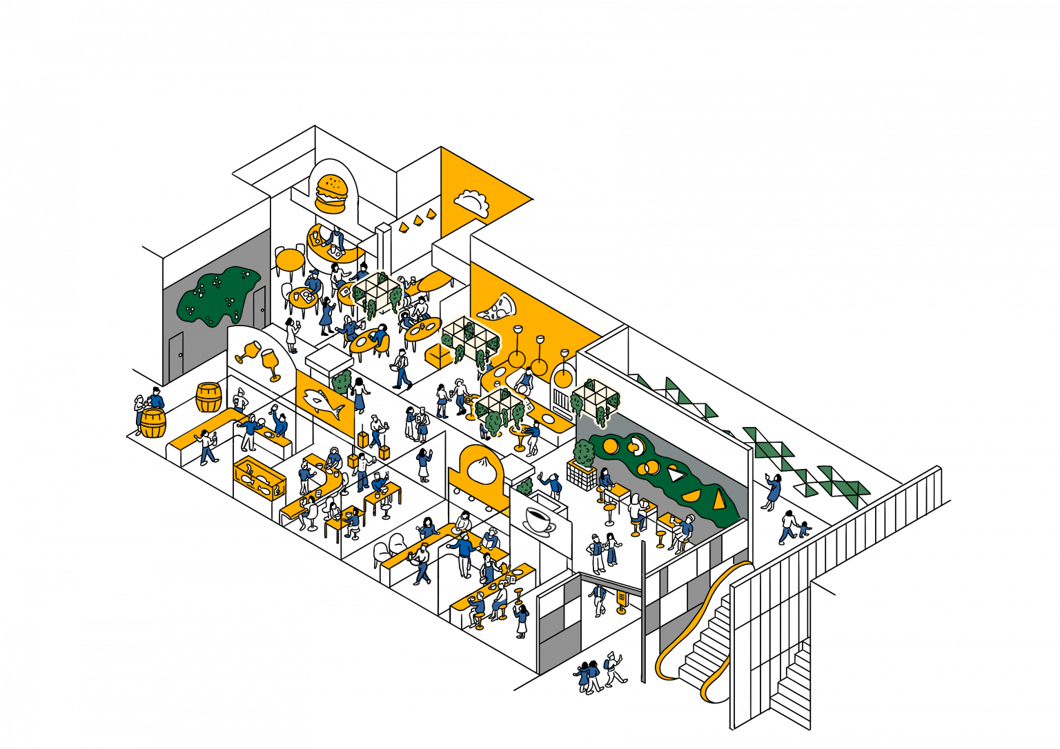 B1階「ODORiBA」開業（2025年10月9日）のお知らせ ｜ 4PLA｜札幌4丁目プレイス
